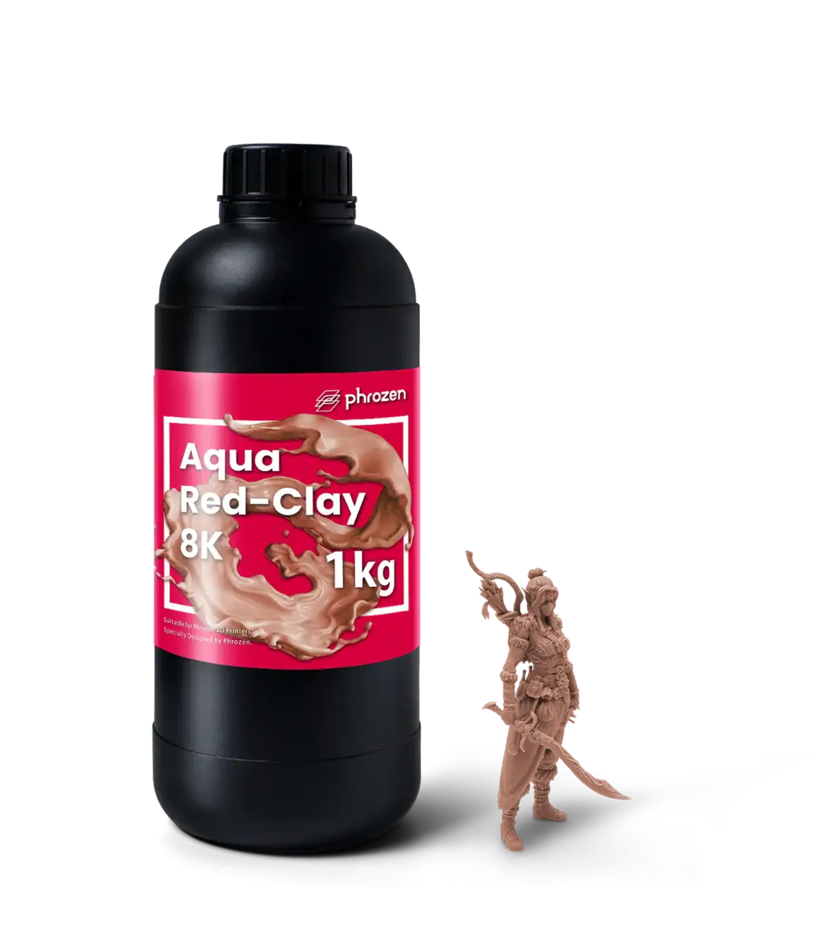 Aqua Red-Clay 8K 1kg-Phrozen - 3DPrintX